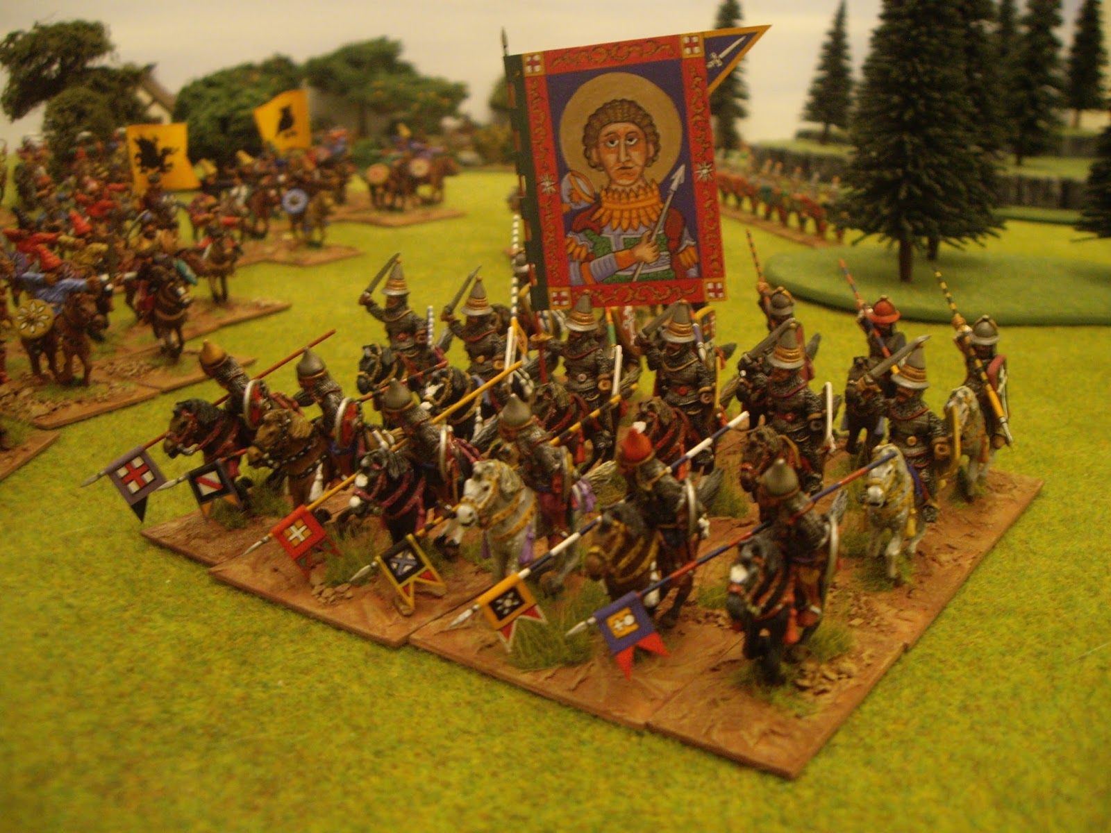 Scimitar and Crescent Wargames: Russian Boyars with banner of St.George ...