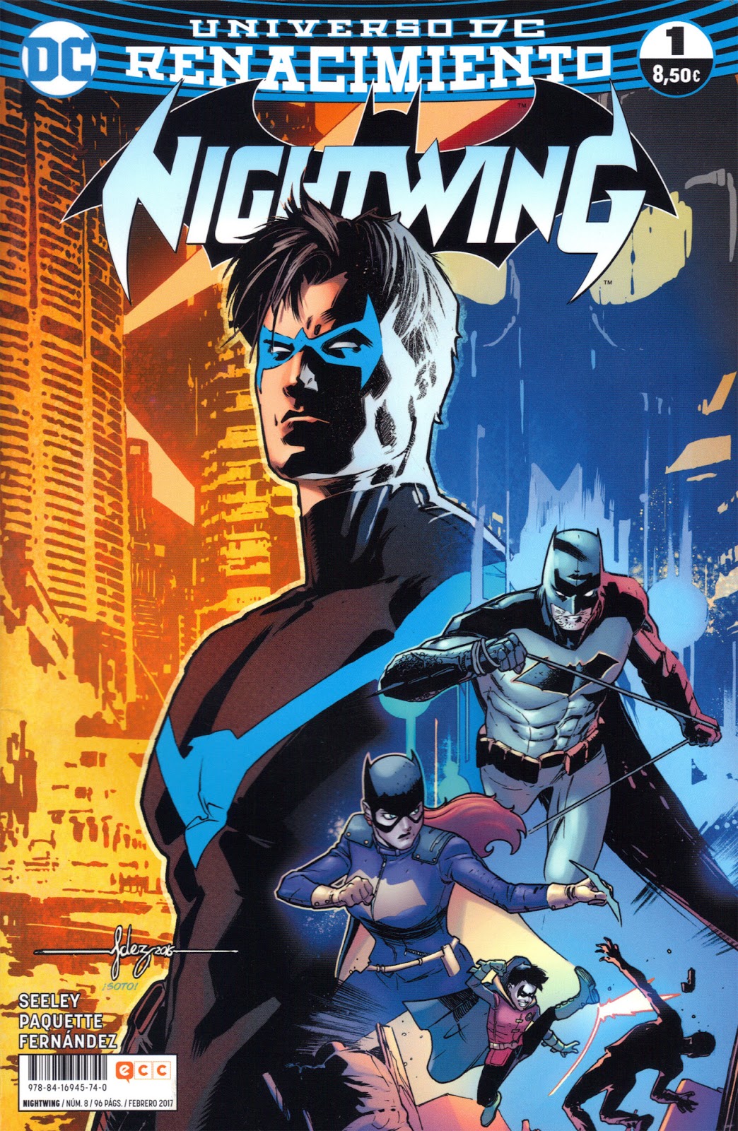 Galicia Comic: Nightwing 1(Nightwing Rebirth 1, Nightwing 1 - 2 Vol 4)