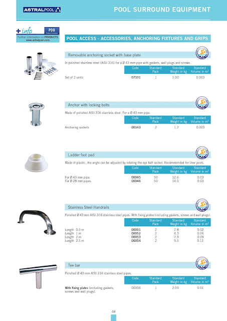 Astral Pool Catalogue 2020: Pool Surround Equipment
