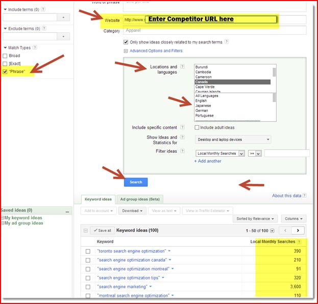 Tehnik Menggunakan Keyword Yang Tepat Untuk Optimasi Seo Website ...