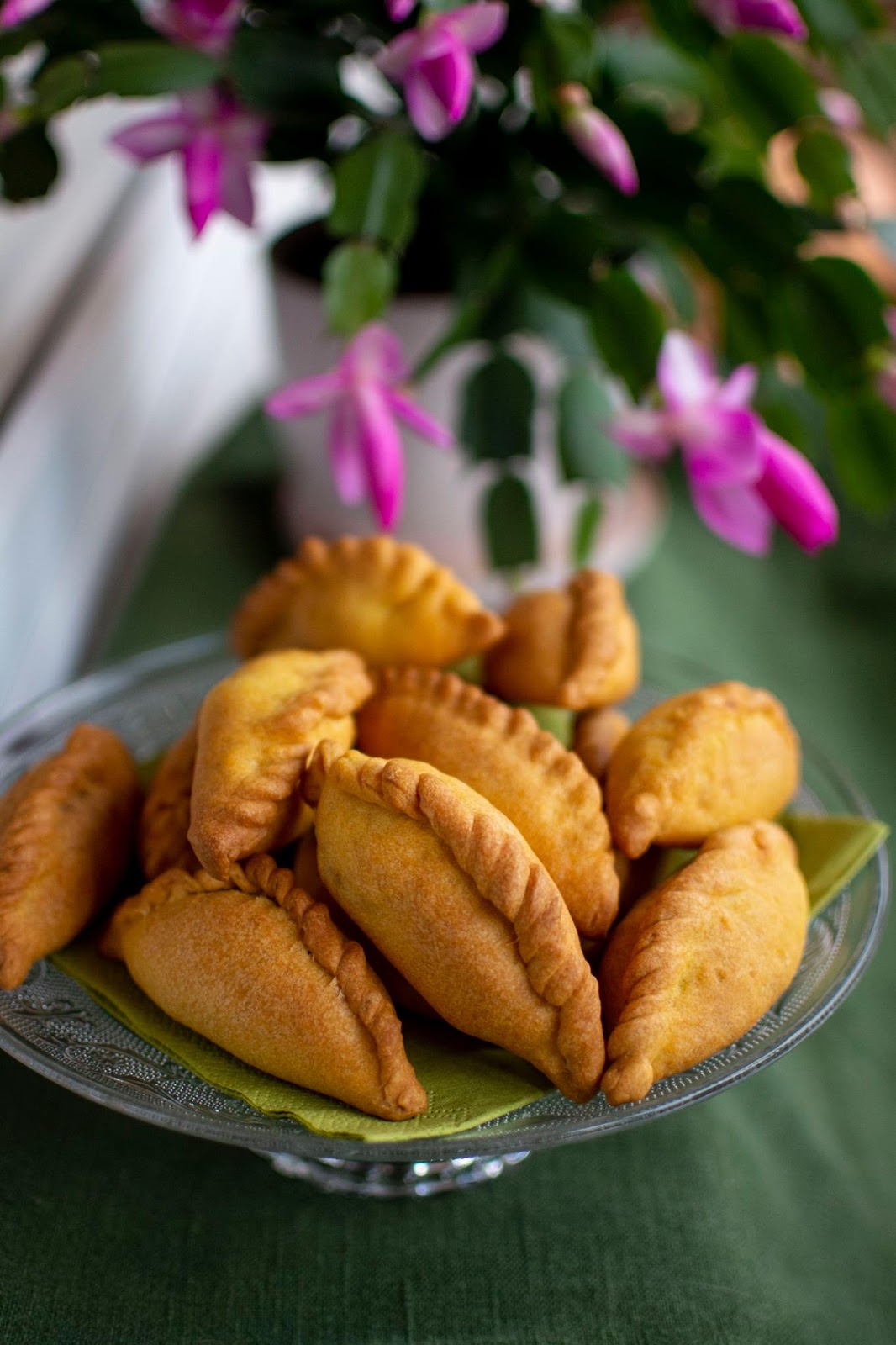 Mamos vaišės: Kibinai su grybais