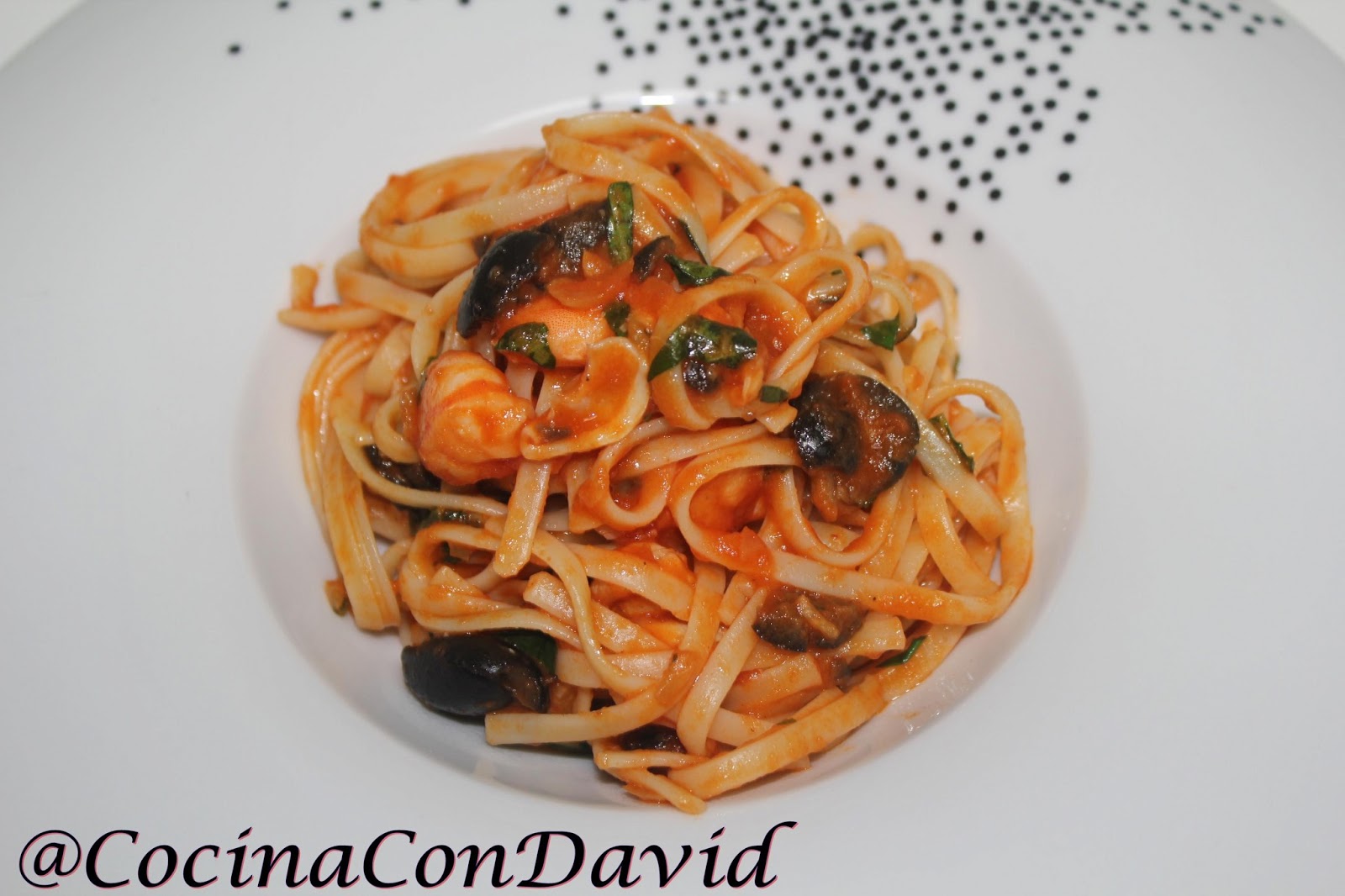 Cocina con David: Tallarines a la marinera de albahaca