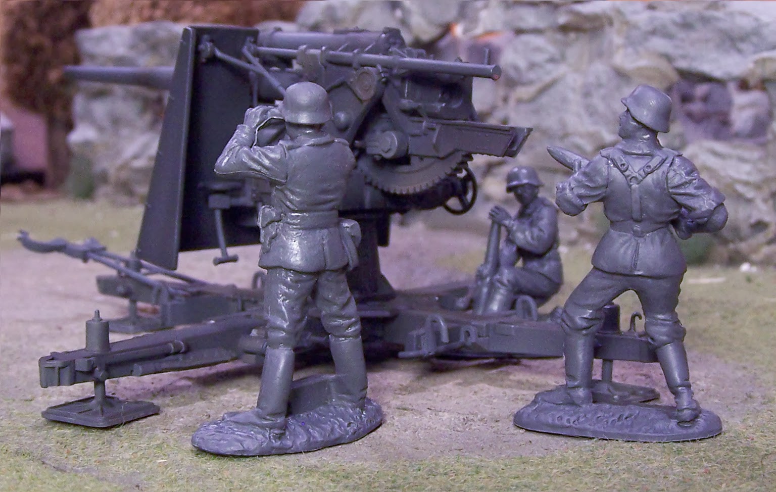WWII Plastic Toy Soldiers