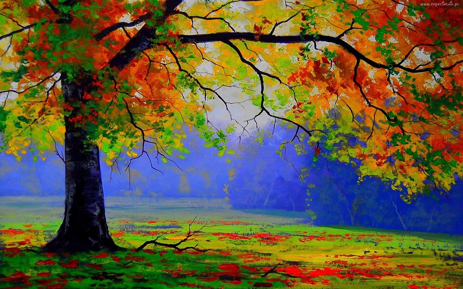 50+ Beautiful Tree Painting Ideas for Inspiration