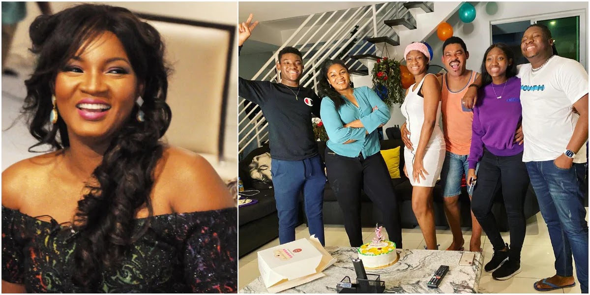 Omotola Jalade shares adorable family photos as first daughter returns ...