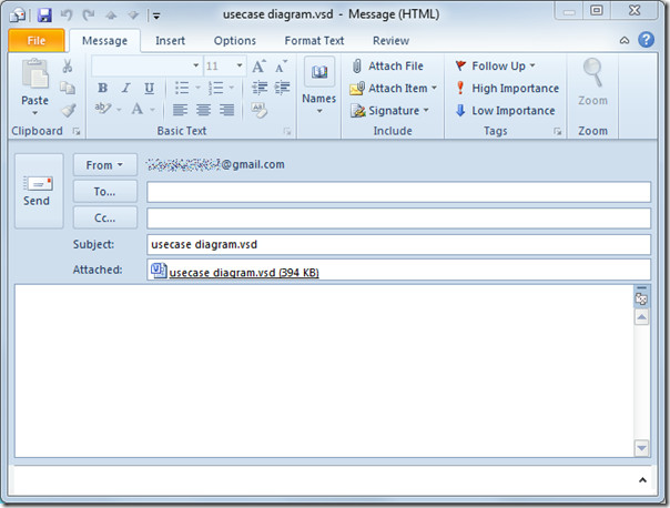 Email Format- Sample Format Email - Slim Image