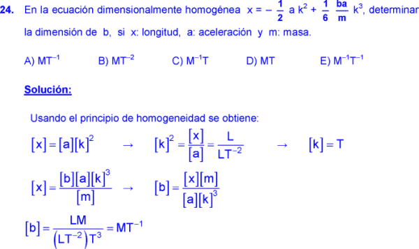 Análisis Dimensional Ejercicios y problemas Resueltos pdf