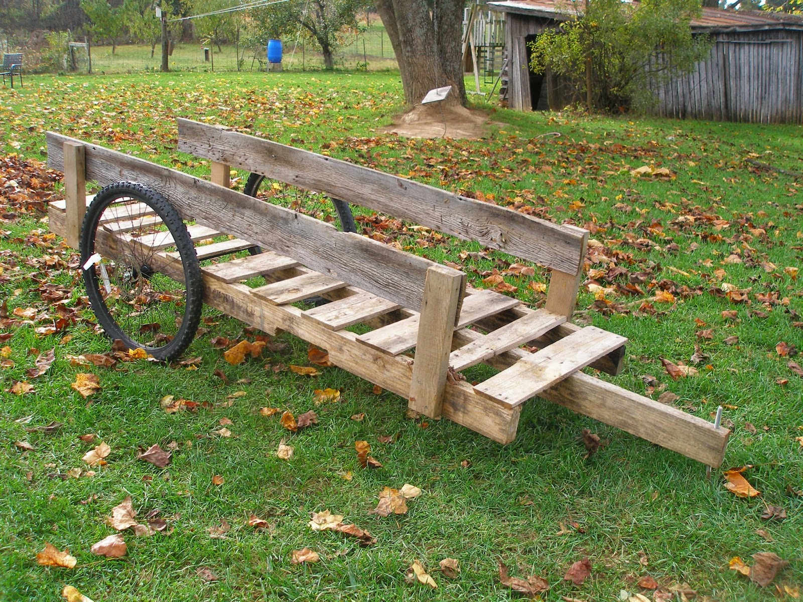Thy Hand Hath Provided: Pallet Trailer for Lawn Mower/Tractor