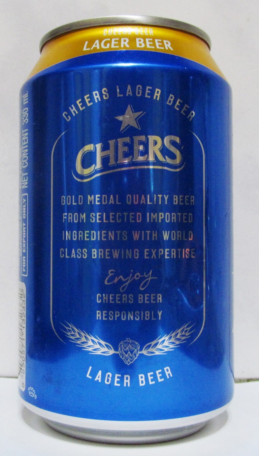 LATAS Y BOTELLAS COLECCIÓN: LATA CERVEZA CHEERS 330 ML , ORIGEN ...