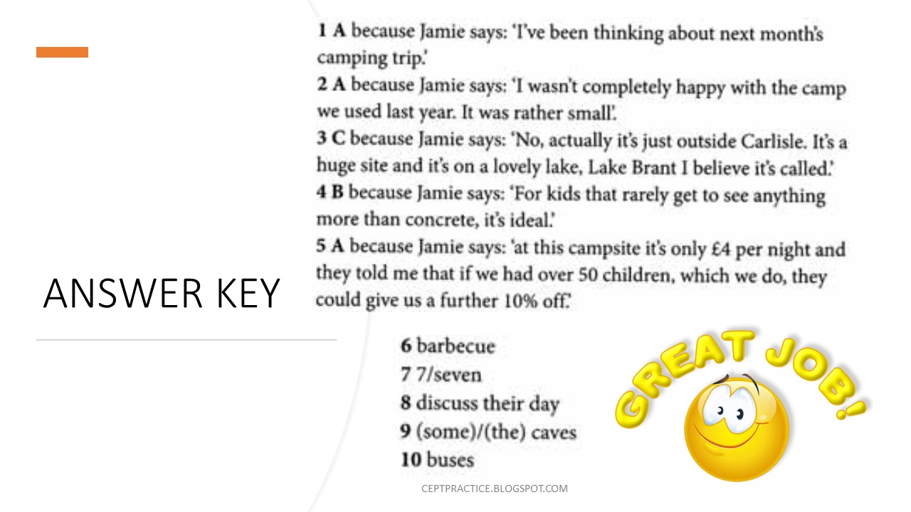 CEPT Practice: IELTS PRACTICE TEST 1 LISTENING SECTION 1 WITH ANSWER ...