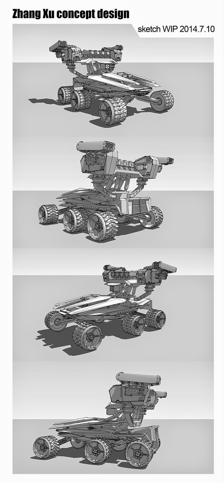 Alan Zhang(Xu Zhang) Concept art and design: Some my old sketchup ...