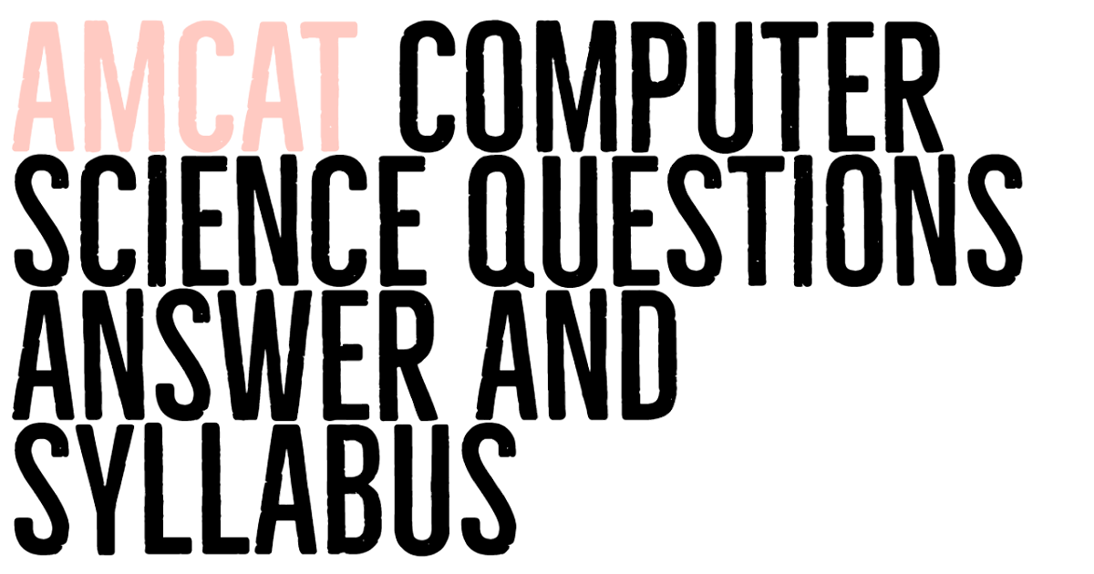Amcat Computer Science Questions Answer And Syllabus GetWays Solution amcat-computer-science-questions-answer-and-syllabus-getways-solution