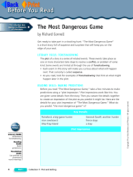 essay examples: The Most Dangerous Game Essay