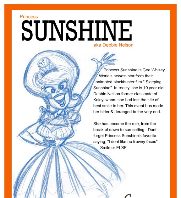 Crackerland - Official Blog: Princess Sunshine bio
