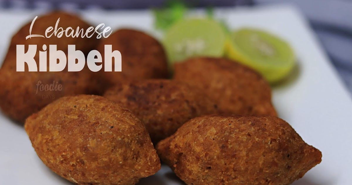 Kibbeh Recipe (How to Make Kibbeh) Middle Eastern Snack Recipe