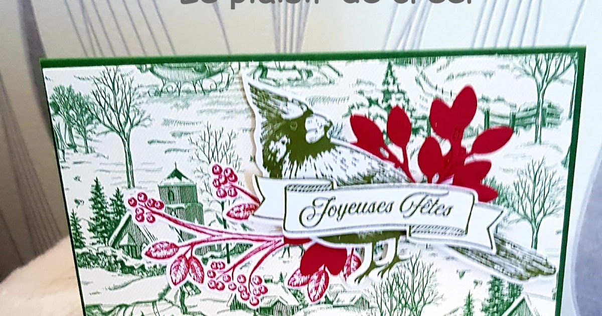 Le plaisir de créer : Tuto-vidéo: Carte de Vœux par Le Plaisir de Créer