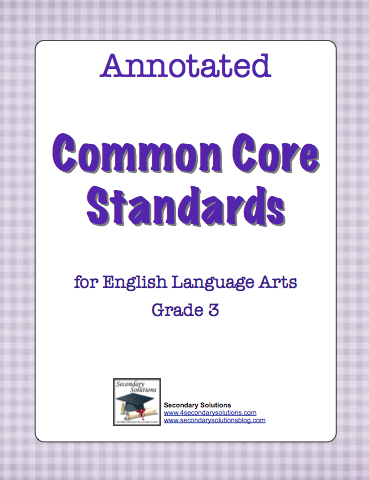 Annotated Common Core Standards for 3rd Grade! - Classroom Freebies