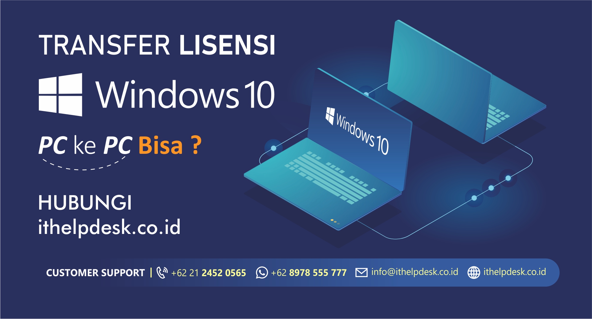 Transfer Lisensi Windows 10 Ke Komputer Baru - ITHelpDesk Blog - Solusi ...