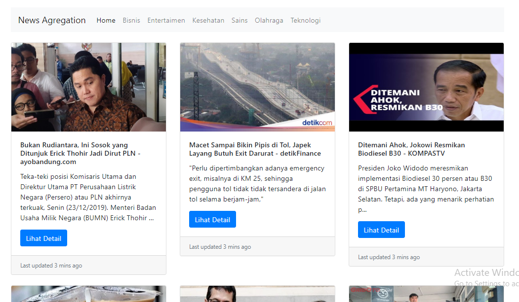 Study Case : Membuat Website Berita dengan menggunakan NewsAPI dan ...