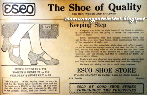 ISA MUNANG PATALASTAS: 137. FRANK H. HALE: THE MAN BEHIND ESCO SHOES ...