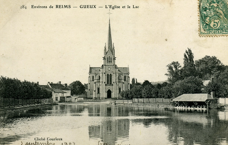 GNV Gueux Notre Village: L'Eglise de Gueux, en Cartes Postales