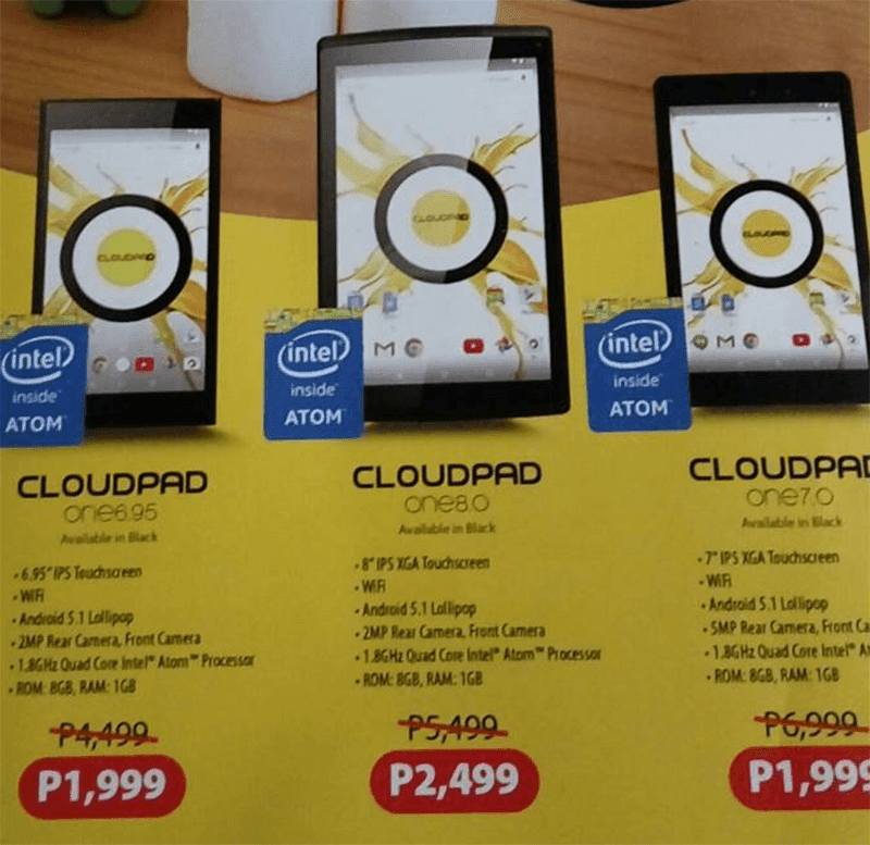 CloudPad One Tablets With Marshmallow OS Goes On Sale, All Down To ...