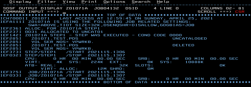I am a Mainframer: Everything about IEFBR14 utility