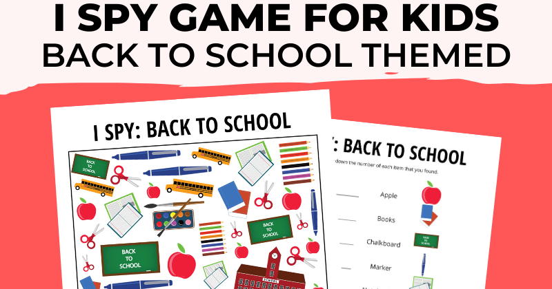 Back to School Themed I Spy Game {Free Printable for Kids} | And Next ...
