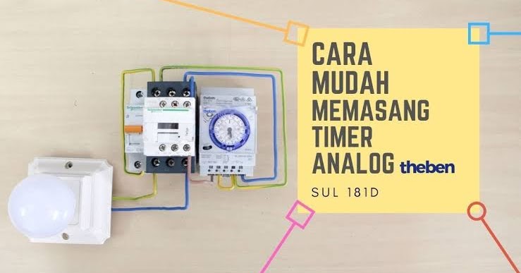 Cara Setting Timer Theben Listrik Otomatis