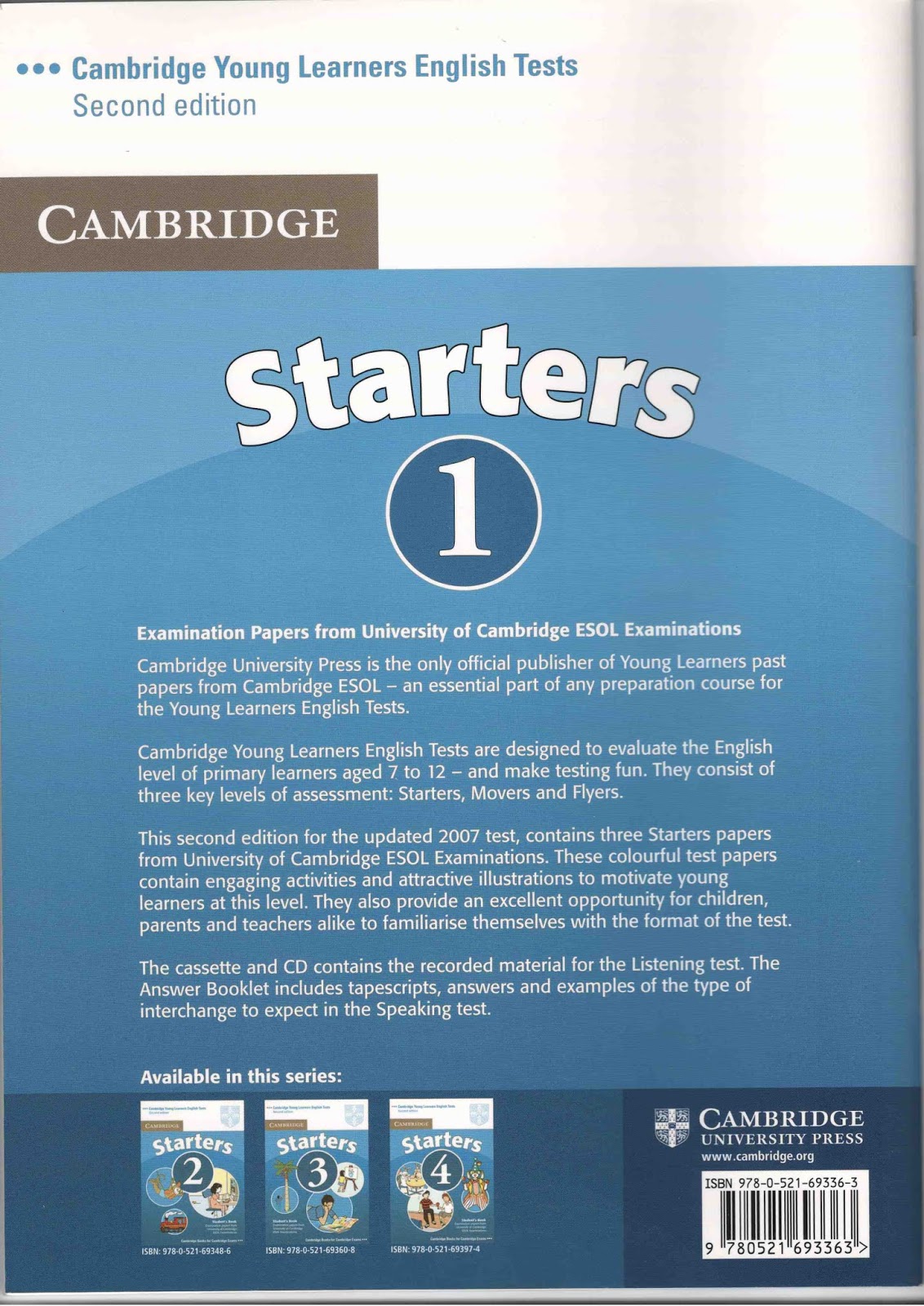 English Cambridge Tests - Starters 01 - Let Your Hair Down!