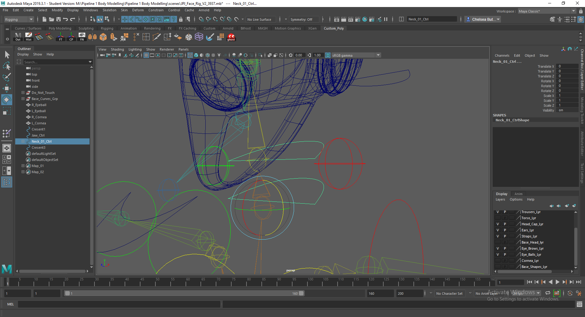 Toolkit 2: Maya - Pipeline 1 Facial Rigging Part 1 - Creating Head ...
