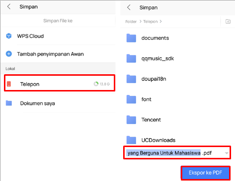 Cara Membuat PDF di HP Android Menggunakan WPS Office - Blogger Toraja