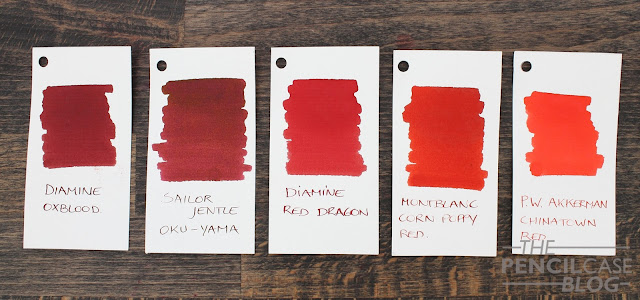 INKTASTIC: DIAMINE RED DRAGON INK REVIEW | The Pencilcase Blog ...