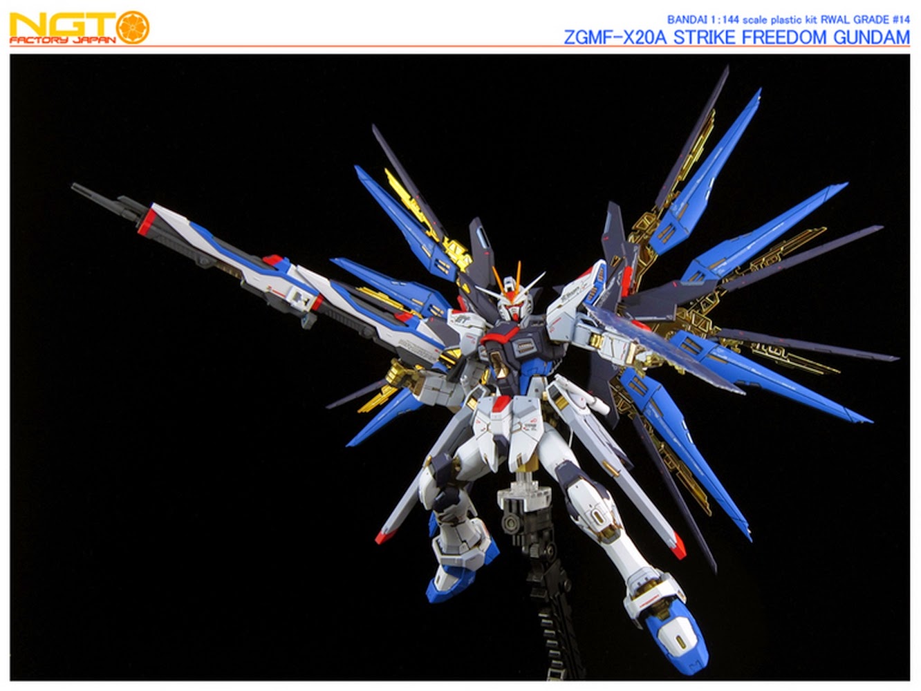 Painted Build: RG 1/144 Strike Freedom Gundam