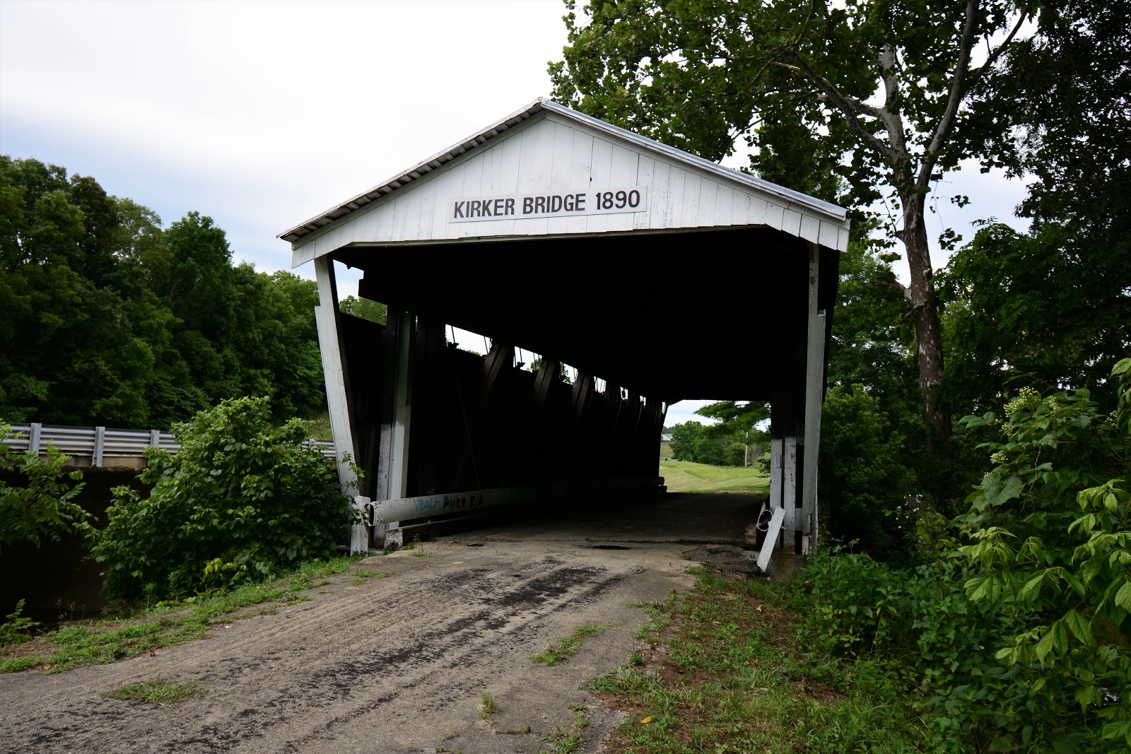 COVERED BRIDGES IN OHIO +: KIRKER COVERED BRIDGE - WEST UNION, OHIO
