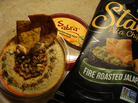 Monk Island: Stacy's Fire Roasted Jalapeno Pita Chips with Sabra ...