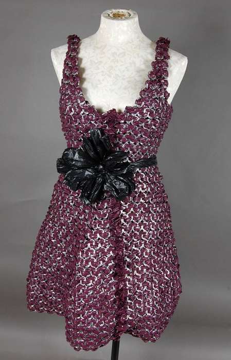 FUN GREEDY: Plastic Bag Prom Dresses