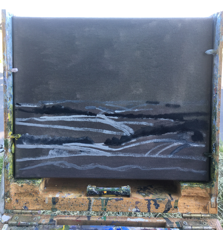 John Geekie Art: Above Huggate looking East towards Cow Dale and Rabbit ...