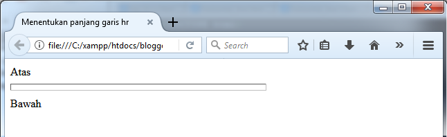 Cara membuat garis horizontal di HTML (tag hr) - Zikri Tekno