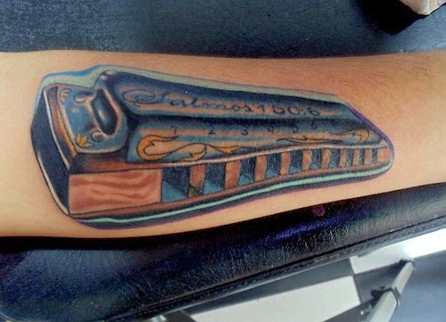 Janela aberta - Blogue de harmonica: Harmonica Tattoos