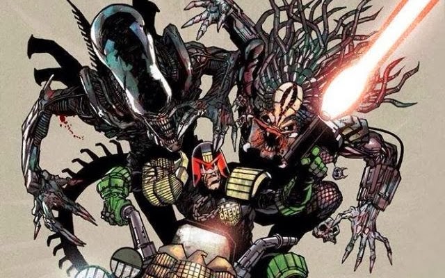 Predator Versus Judge Dredd Versus Aliens by John Layman - creativesno