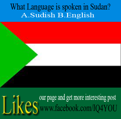 What Language is spoken in Sudan? - Intelligence Question