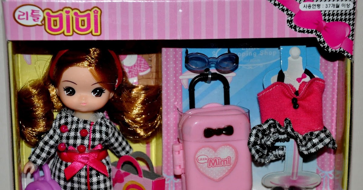 Cute Little Mimi 4 Inches Korean Doll Set in Shopping Day