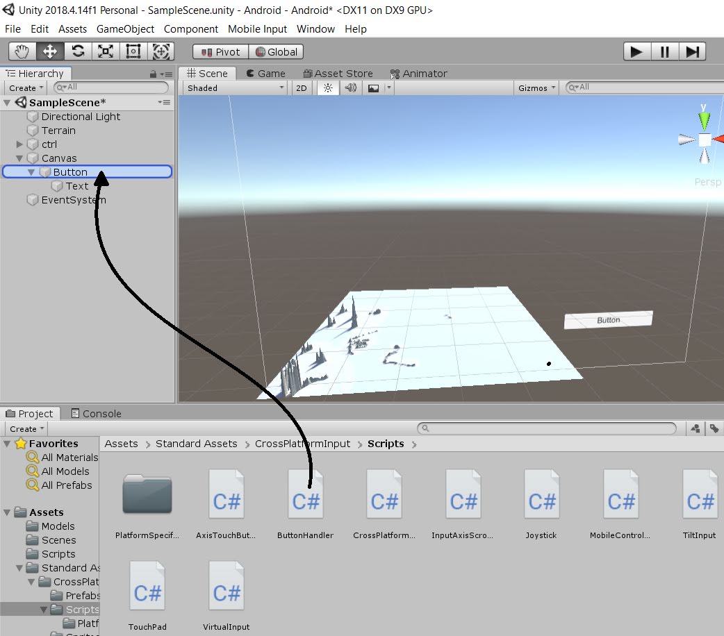 How to add a Virtual Button in an android game