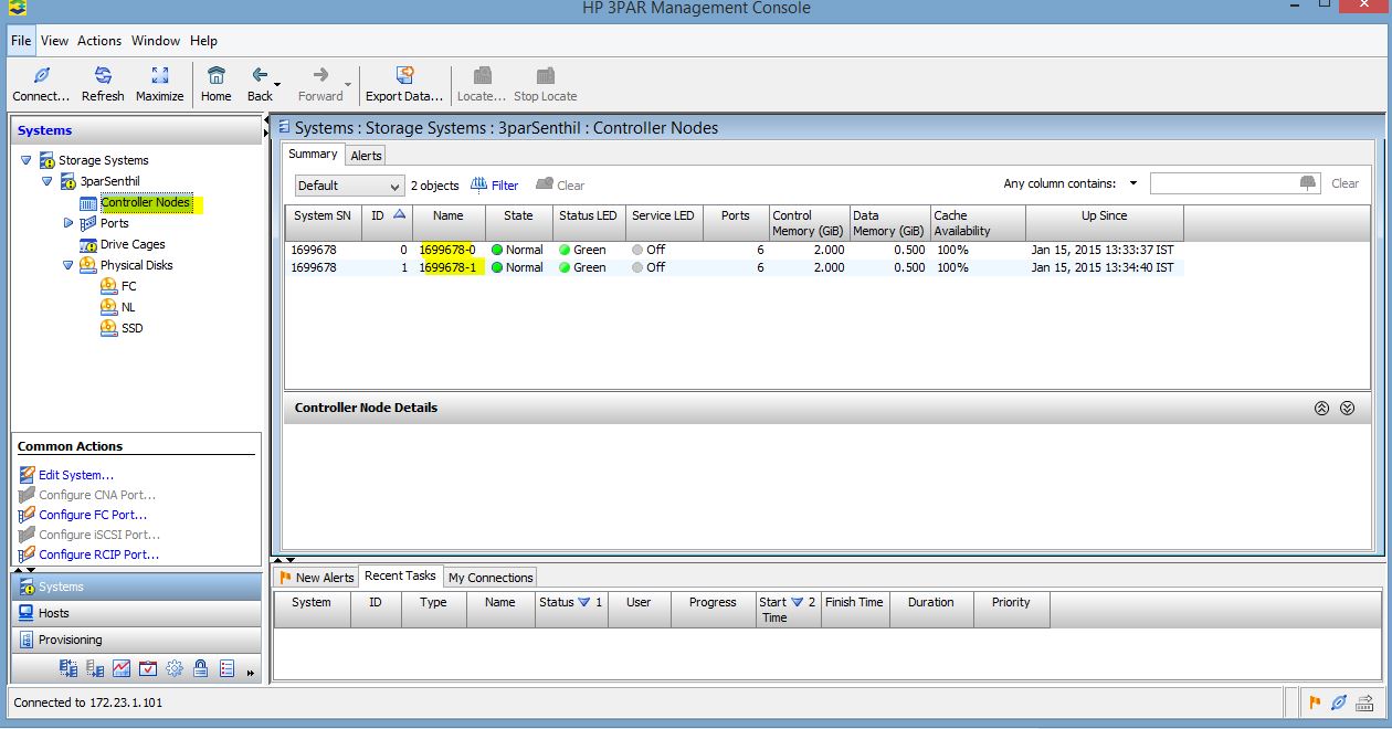 Remote Infrastructure Management: HP 3PAR Storeserv Tutorial