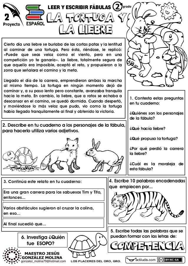 Lenguaje: Primera actividad: Texto Narrativo