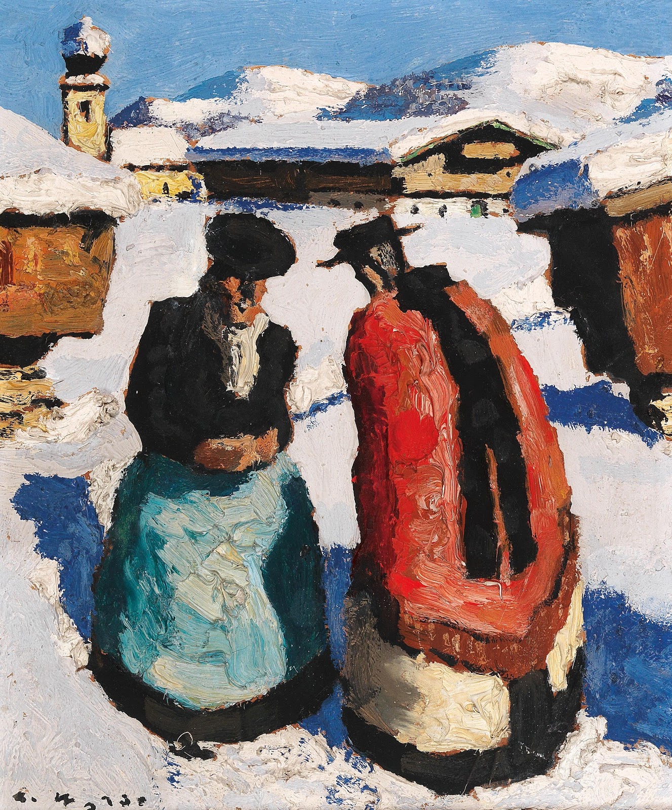 Alfons Walde (1891-1958) Tyrolean Expressionist painter | Tutt'Art ...
