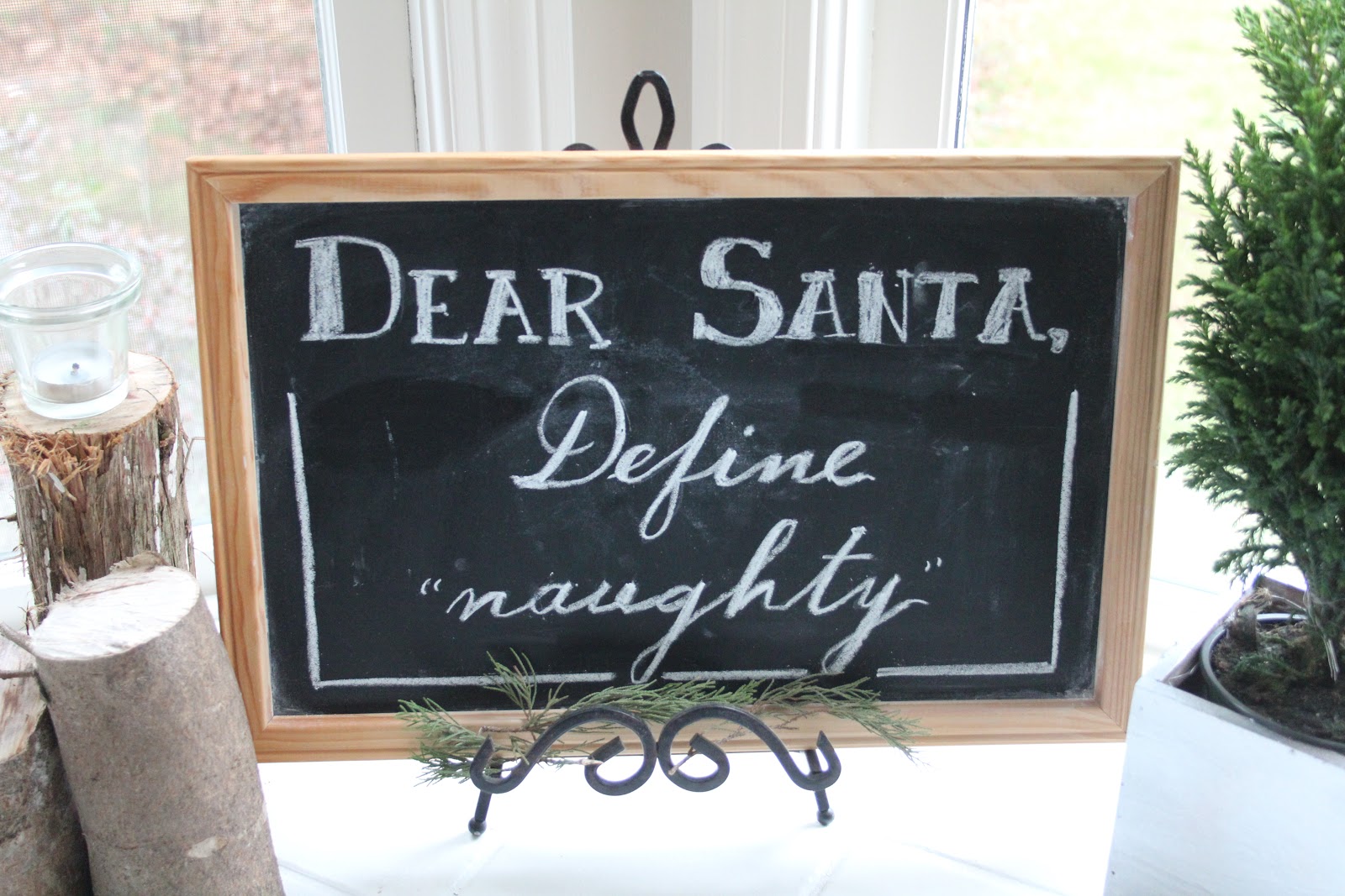 Fancy Chalkboard Lettering - Shine Your Light