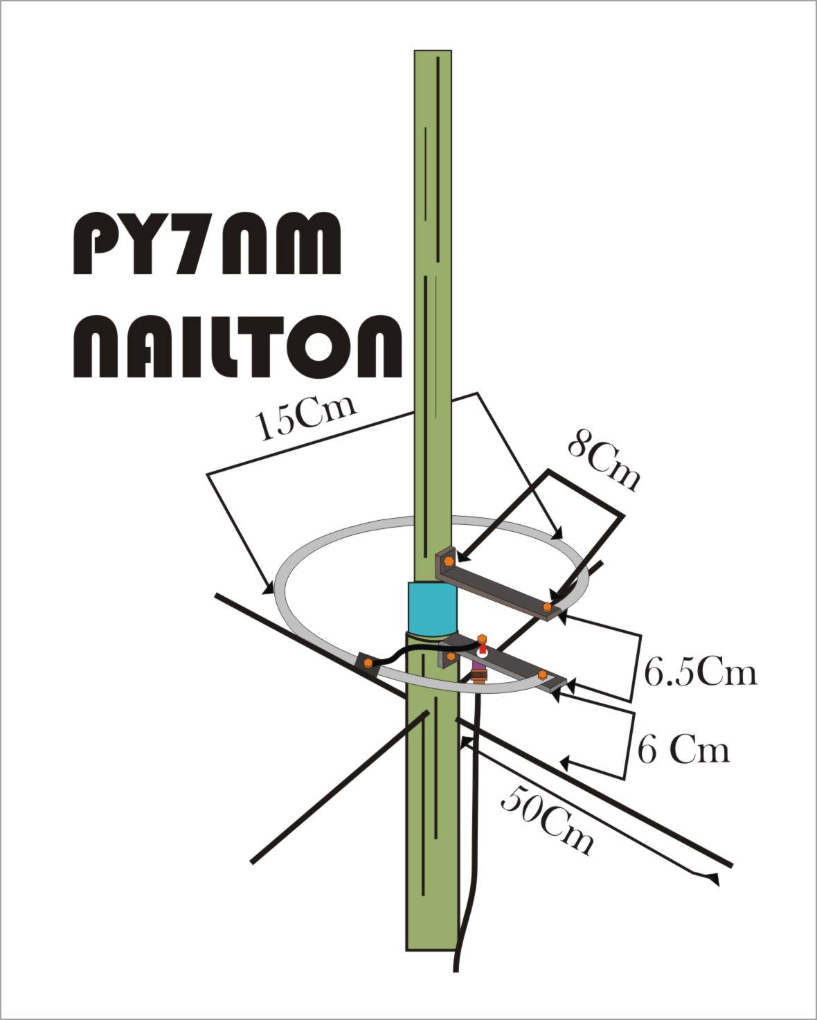 ANTENA RINGO 5/8 VHF ~ PY7NM NAILTON CARUARU-PE