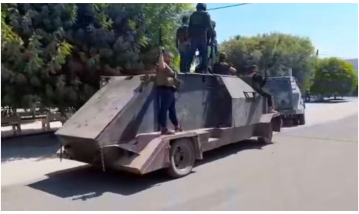 Video: CJNG Parades Monster Narco-Tank Through El Aguaje, Michoacan ...